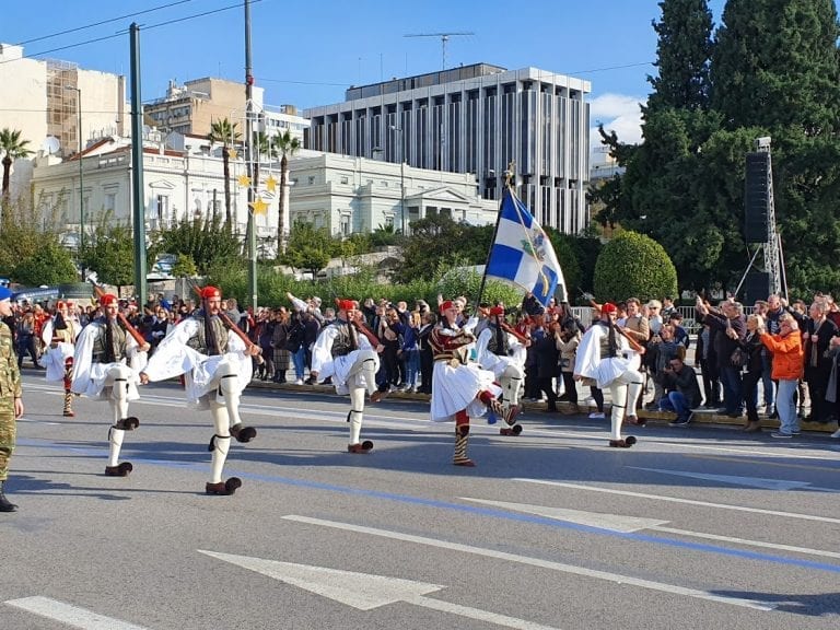 Changing the Guards in Athens Greece - Evzones and Ceremony