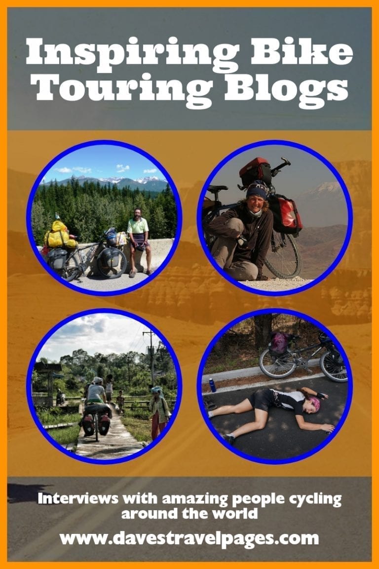 Bike Touring Blogs - Meet the Cyclists Interviews and Bicycle Touring Sites