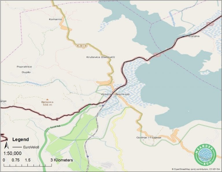 Eurovelo 8 Montenegro Cycling Route and Maps - Dave's Travel Pages