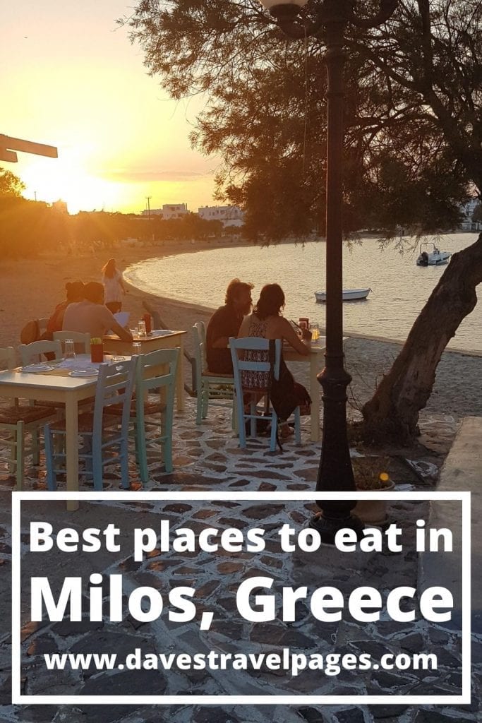 Best Restaurants in Milos - Where to eat in Milos Greece