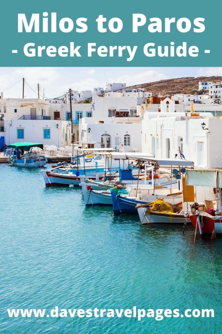 Milos to Paros Ferry Guide: Schedules, Ferries, Greece Travel Tips