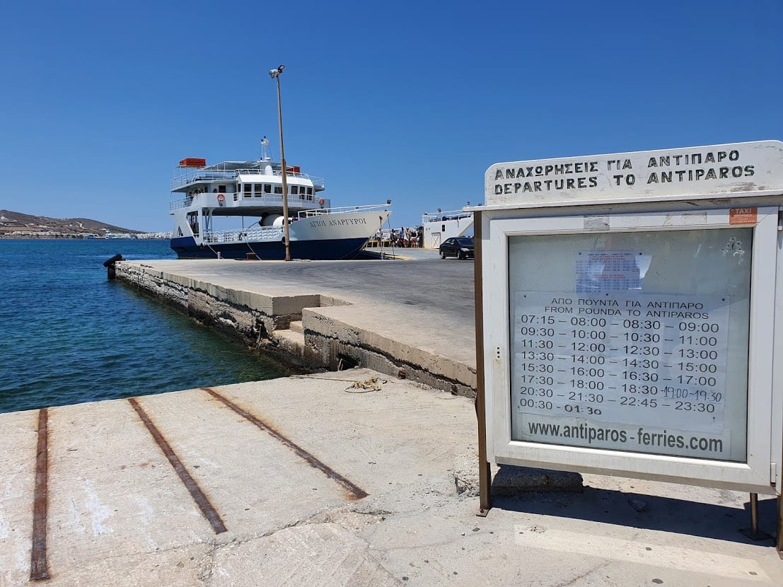 Paros to Antiparos Ferry Connections, Schedules, and Travel Information