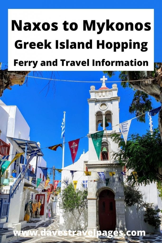 How To Get From Naxos To Mykonos By Ferry