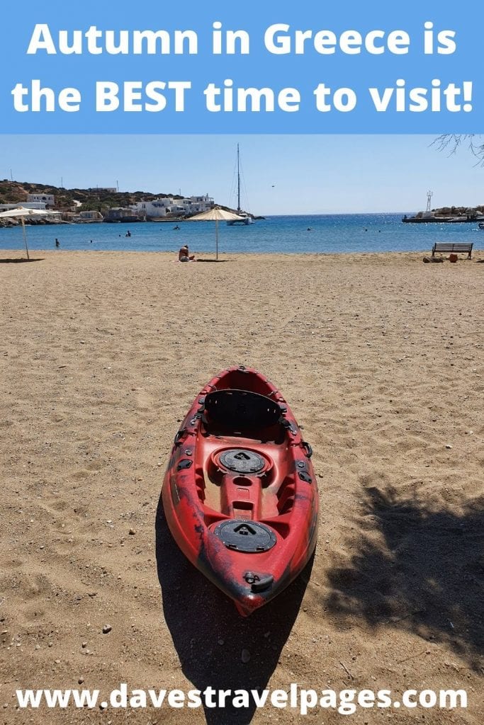 Dave's Top Tips for Traveling to Greece in Autumn 2025