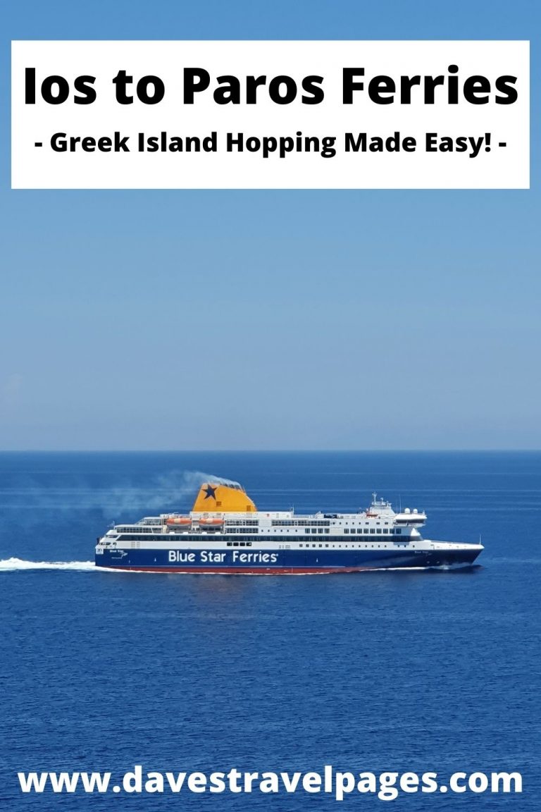 How to take the ferry from Ios to Paros 2025