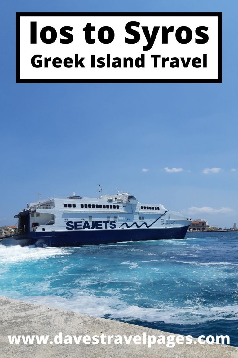 Ios to Syros Ferry Routes, Schedules, and Ticket Information