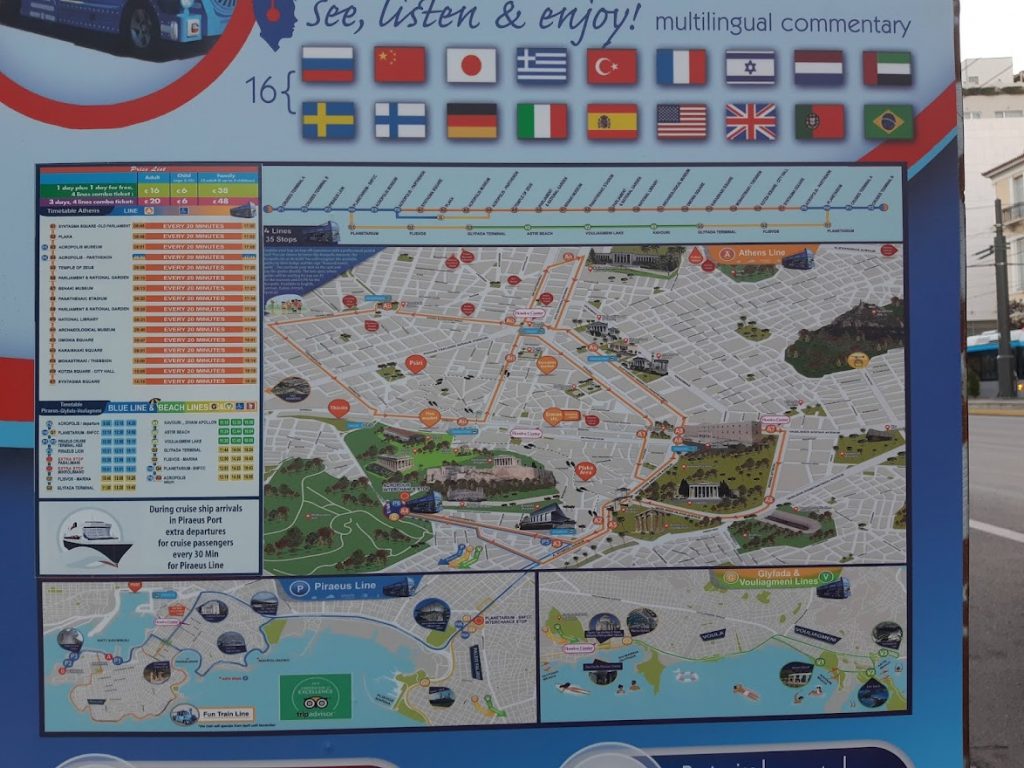 Hop On Hop Off Athens Bus City Sightseeing - Dave's Travel Pages