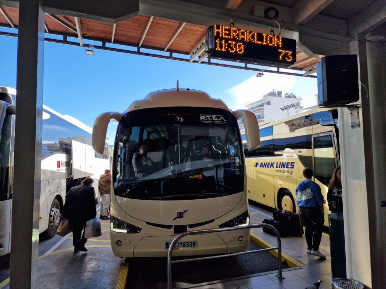 How to get from Chania to Heraklion in Crete