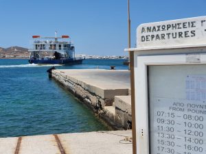 How to get from Ios to Antiparos in Greece 2025