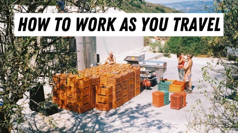 How to work while traveling by picking up jobs locally
