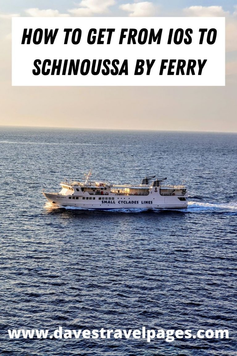 How To Get From Ios To Schinoussa By Ferry (No Direct Crossings)