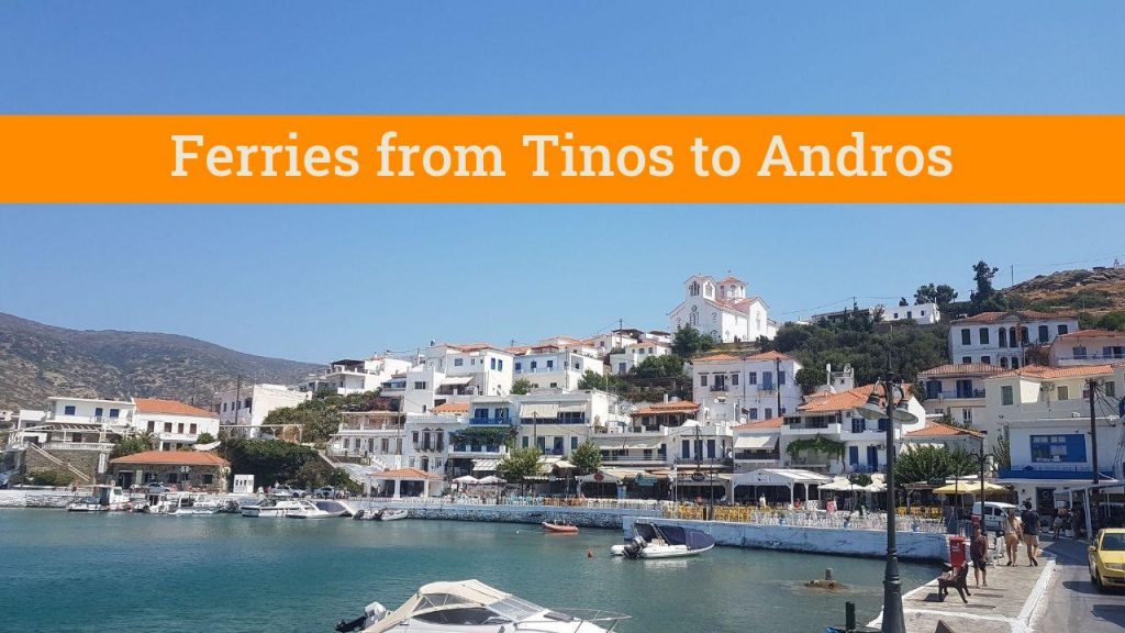 How to get from Tinos to Andros by ferry