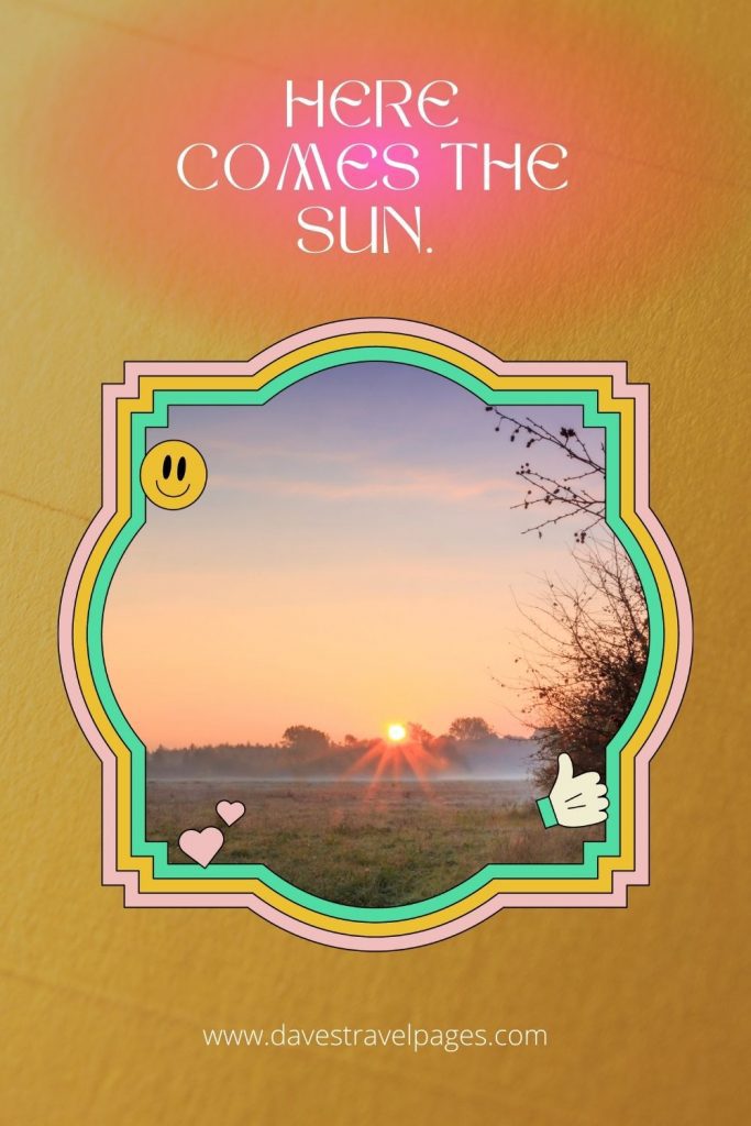 150 + Sunshine Captions For Instagram To Brighten Up Your Day!