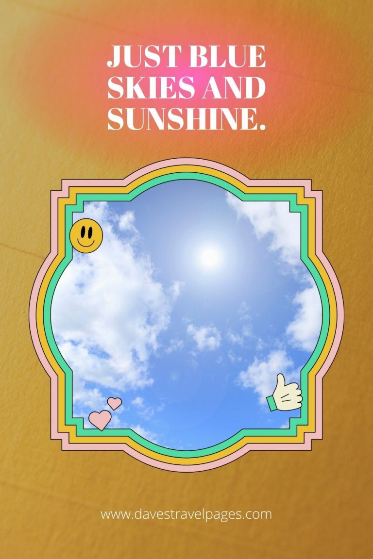 150 + Sunshine Captions For Instagram To Brighten Up Your Day!