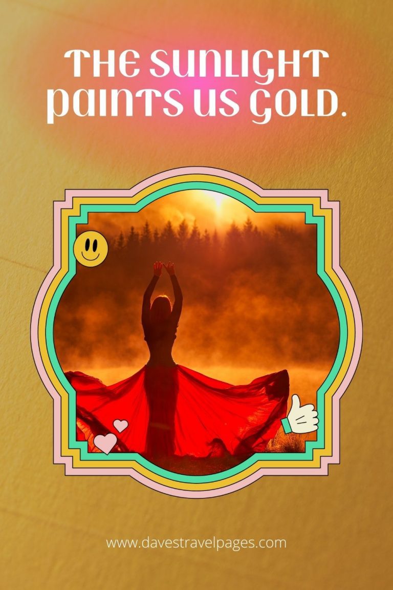 150 + Sunshine Captions For Instagram To Brighten Up Your Day!