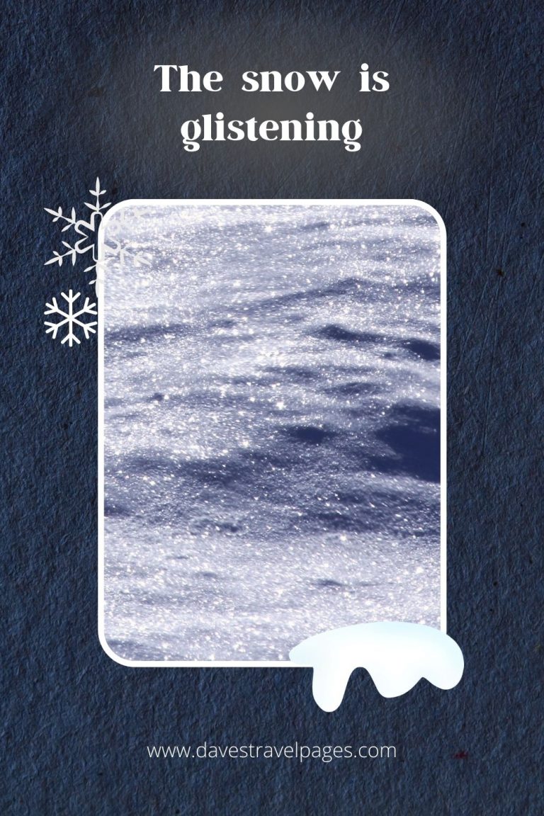 100 Perfect Snow Instagram Captions For Your Winter Photos