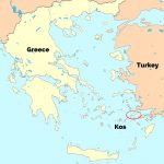 Where is Kos island located in Greece?