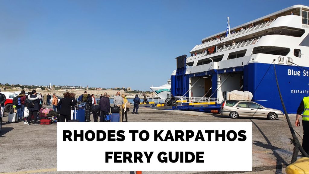 How to get from Rhodes to Karpathos by ferry 2025